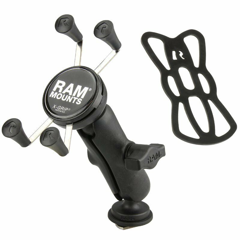 RAM 1" Ball Track Mount with X-Grip Phone Holder | Gadget Mounts